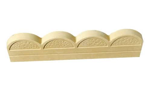 Wave Top Edging - Buff - A&P Fencing