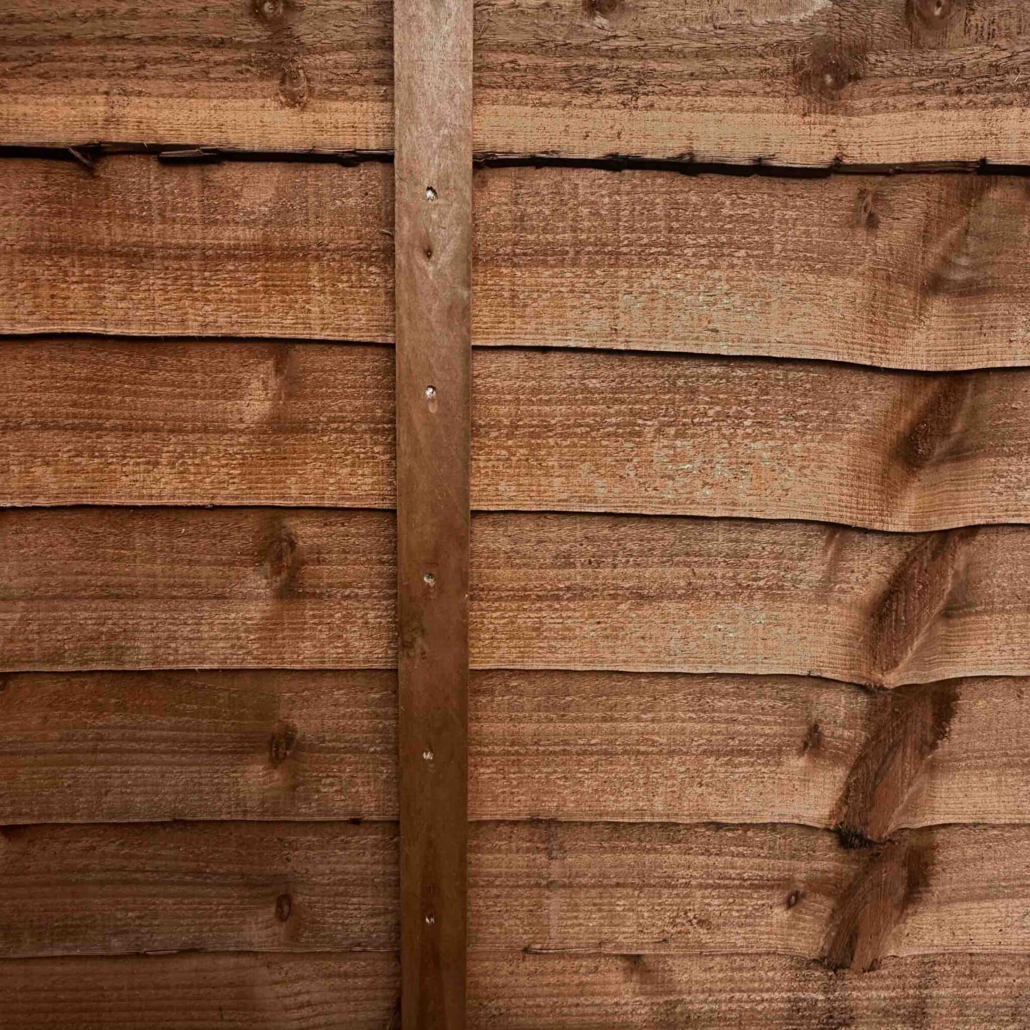 Tanalised Framed Waneyedge Fence Panel (6' Wide x 2' High) - A&P Fencing