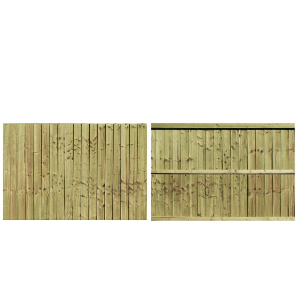 Standard Tanalised Featheredge Fence Panels - A&P Fencing