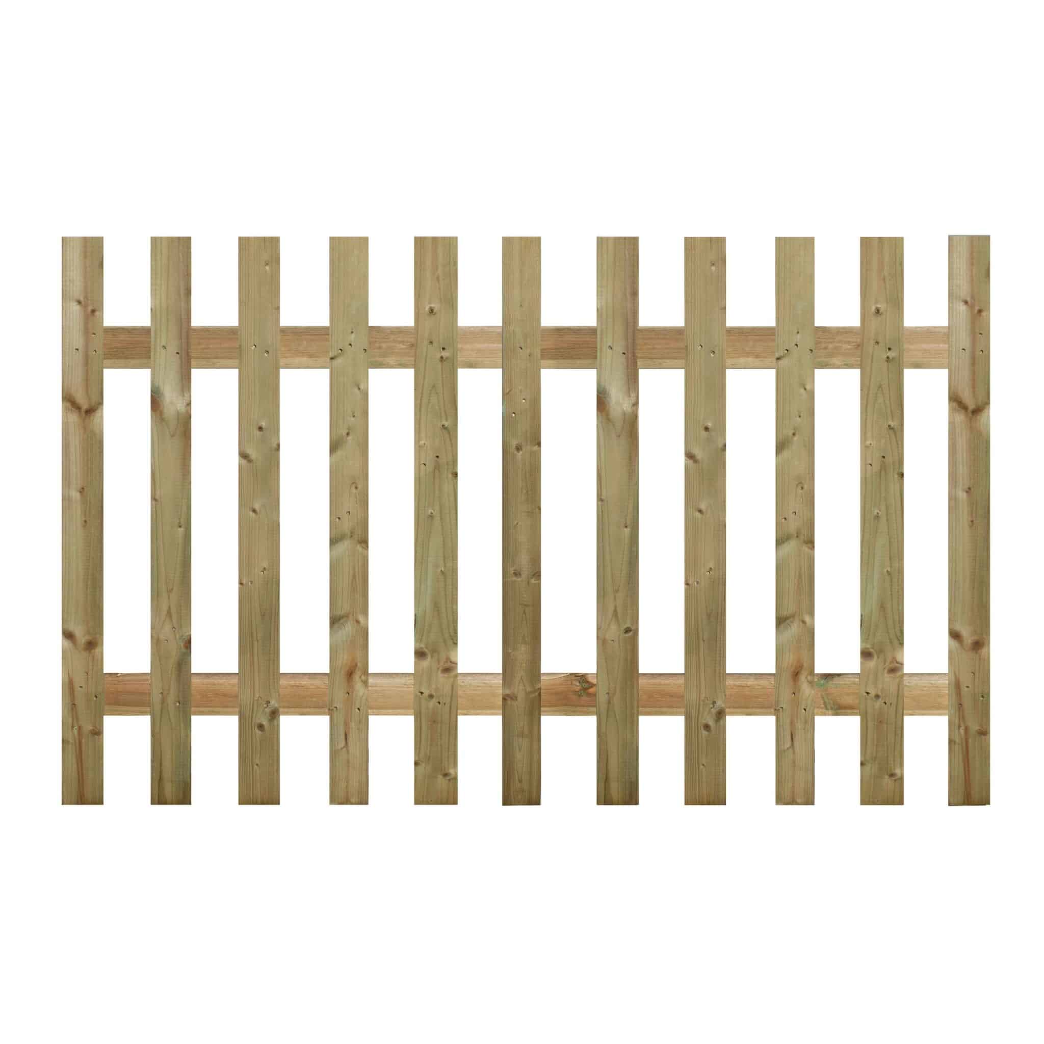 Square Top Picket Fence Panel - A&P Fencing