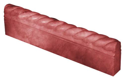 Rope Top Edging - Red - AP Fencing