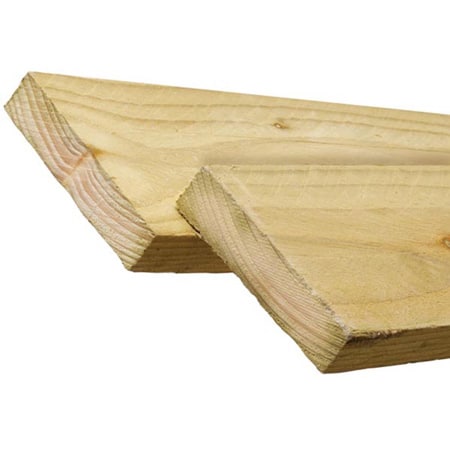 3m x 6" x 1" Timber Gravelboard - A&P Fencing