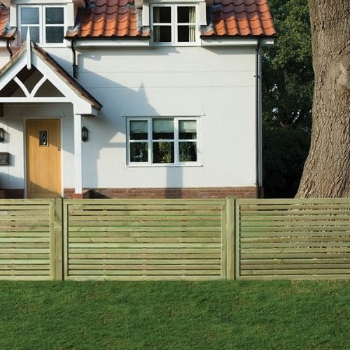 Slatted Fence Panel 90cm X 180cm - A&P Fencing