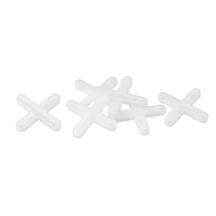 Trade Cross Shaped Tile Spacers - 2MM (250 Pcs) - AP Fencing